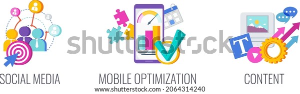 Function Social Media Infographics Banner Icon Stock Vector (Royalty ...