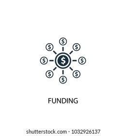 Funding Icon Simple Element Illustration Funding Stock Illustration ...