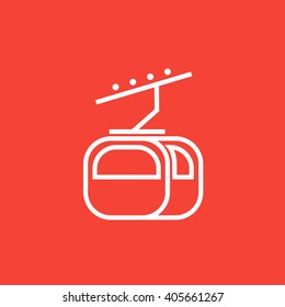 Funicular Vector Sketch Icon Isolated On Stock Vector (Royalty Free ...