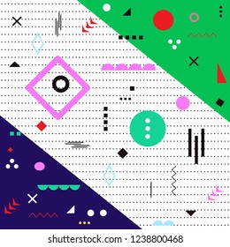 Funky Design Background Modern Art Trendy Stock Vector (Royalty Free ...