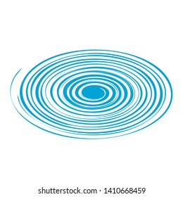 Funnel Blue On White Background Stock Vector (Royalty Free) 1410668459 ...