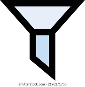 Funnel Vector Illustration On Transparent Backgroundpremium Stock ...