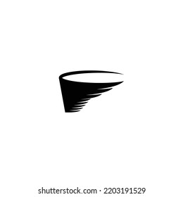 Funneling Logo Icon Vector Illustration Stock Vector (Royalty Free ...