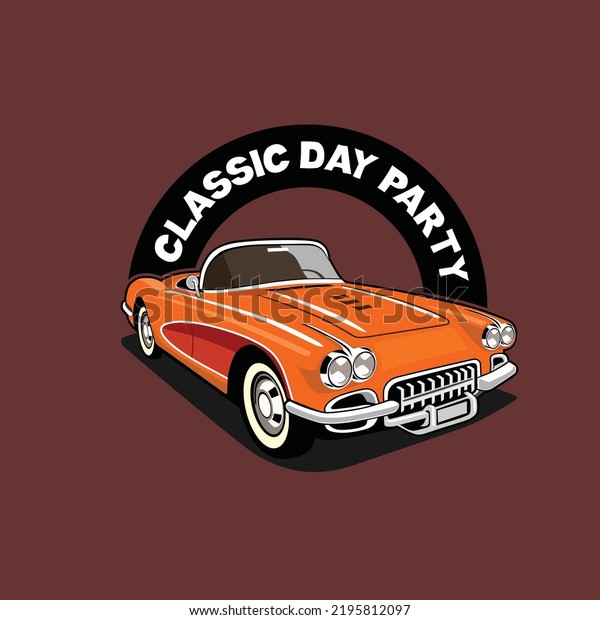 Funnies Classic Car Illustration Vector Image Stock Vector (Royalty ...
