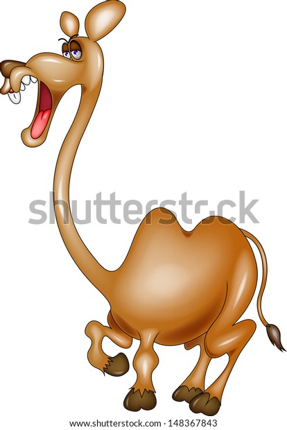 Funny Camel Cartoon Stock Vector (Royalty Free) 148367843