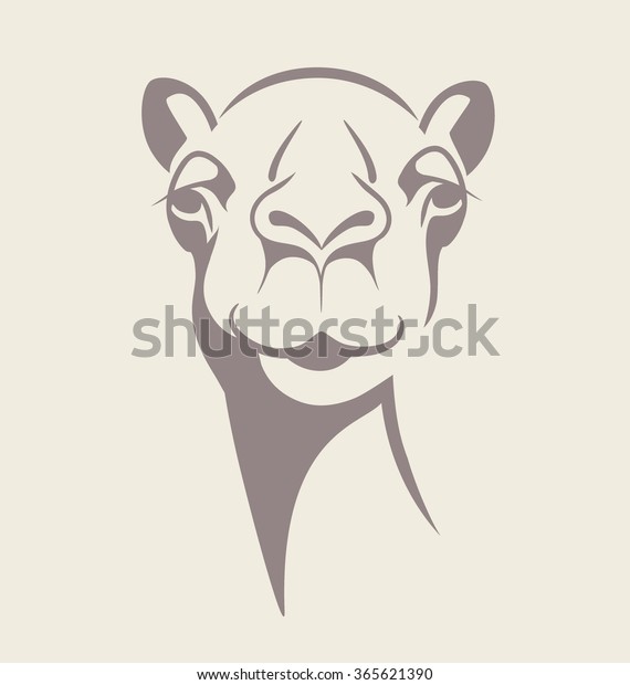 Funny Camel Face Vector Illustration T 库存矢量图（免版税）365621390 | Shutterstock