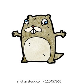 Funny Cartoon Beaver Stock Vector (Royalty Free) 118457668 | Shutterstock