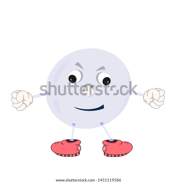 Funny Cartoon Bubble Eyes Arms Legs Stock Vector (Royalty Free ...
