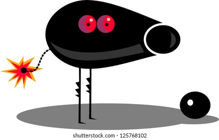 Funny Cartoon Cannon Stock Vector (Royalty Free) 125768102 | Shutterstock