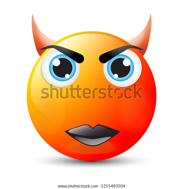 Funny Cartoon Character Yellow Face Emotions Stock Vector (Royalty Free ...