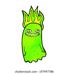 Funny Cartoon Ghost Stock Vector (Royalty Free) 197997788 | Shutterstock