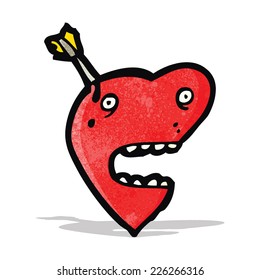 Funny Cartoon Heart Stock Vector (Royalty Free) 226266316