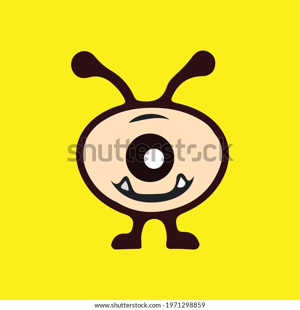 Funny Cartoon Logo Design Website Stock Vector (Royalty Free ...