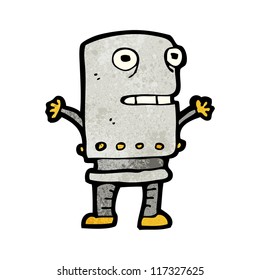 Funny Cartoon Robot Stock Vector (Royalty Free) 117327625 | Shutterstock