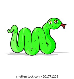 Funny Cartoon Snake Stock Vector (Royalty Free) 201771203 | Shutterstock