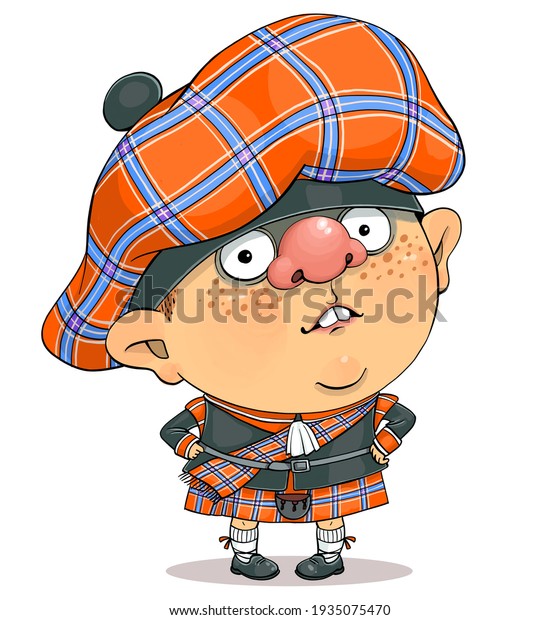 Funny Cartoon Vector Illustration Cute British Stock Vector (Royalty ...
