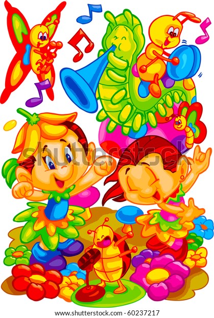 Funny Cartoons เวกเตอร์สต็อก ปลอดค่าลิขสิทธิ์ 60237217 Shutterstock