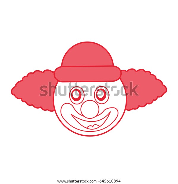 Funny Clown Character Icon Stock Vector (Royalty Free) 645610894 ...
