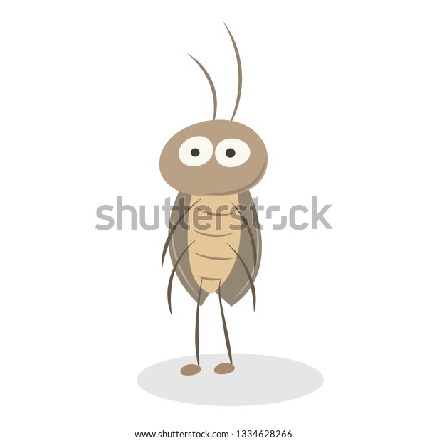 Funny Cockroach Vector Cartoon Pastel Cockroach Stock Vector (Royalty ...