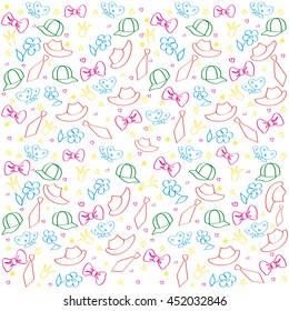 Funny Colored Clothes Background Stock Vector (Royalty Free) 452032846 ...