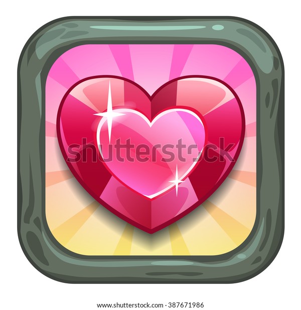 Funny Cool App Store Game Icon Stock Vector (Royalty Free) 387671986 ...