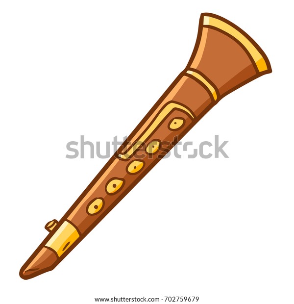 Funny Cute Oboe Simple Cartoon Style Stock Vector (Royalty Free ...