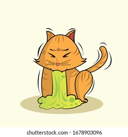 197 Cat vomiting Stock Illustrations, Images & Vectors | Shutterstock