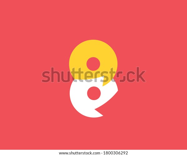 Funny Eight 8 Number Logo Consist Stock Vector (Royalty Free ...