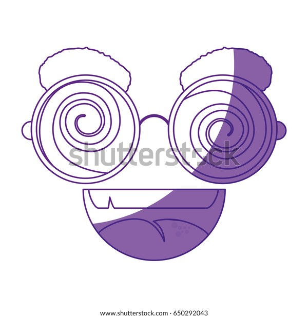 Funny Face Glasses Stock Vector Royalty Free 650292043 Shutterstock 4295
