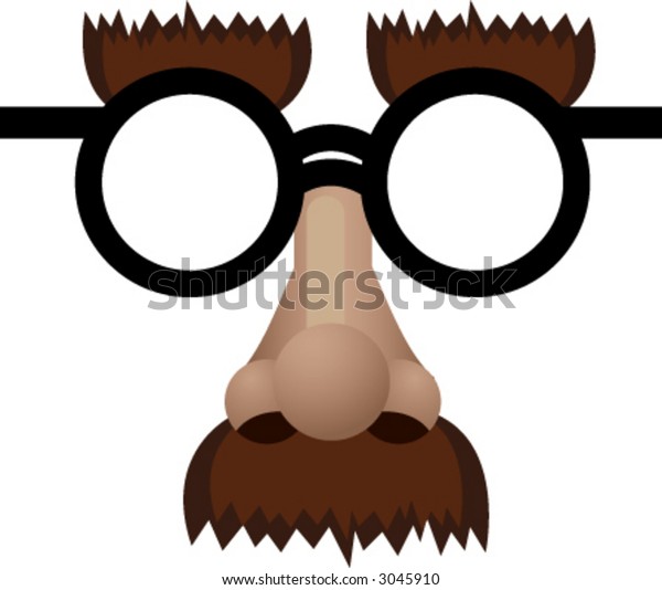 Funny Face Mask Illustration Stock Vector (Royalty Free) 3045910