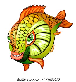 Funny Fish Stock Vector (Royalty Free) 479688670 | Shutterstock