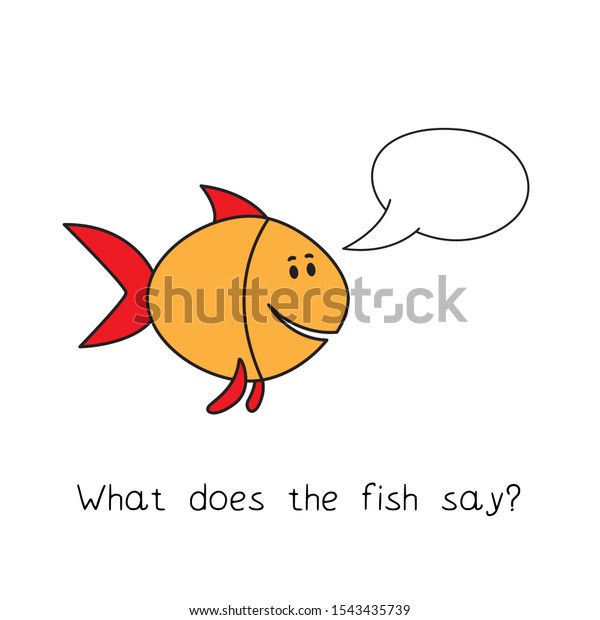 Funny Fish Kids Learning Game Cartoon Stock Vector (Royalty Free ...