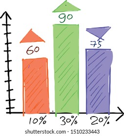 Funny Level Graph Can Go Further Stock Vector (Royalty Free) 1510233443 ...