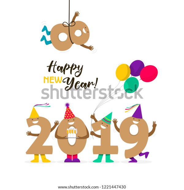 Funny Numbers Saying Goodbye Last Year Stock Vector (Royalty Free ...