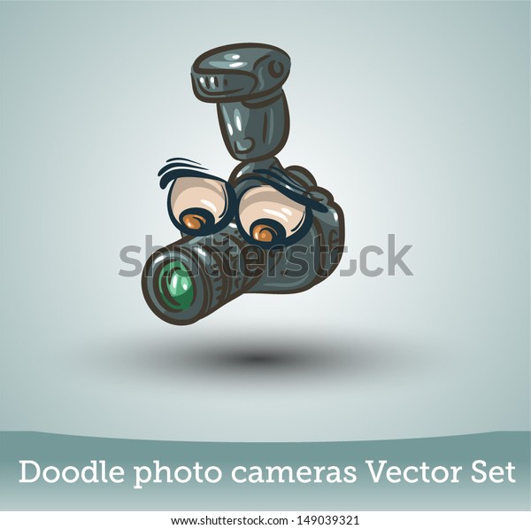 Funny Photo Camera Stock Vector (Royalty Free) 149039321 | Shutterstock