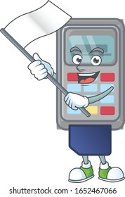 Funny Pos Machine Cartoon Character Design Stock Vector (Royalty Free ...