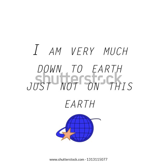 Funny Quote Typography Print Use Poster Stock Vector (Royalty Free ...