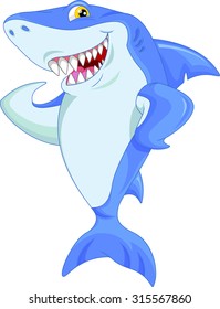 Funny Shark Cartoon Stock Vector (Royalty Free) 315567860 | Shutterstock