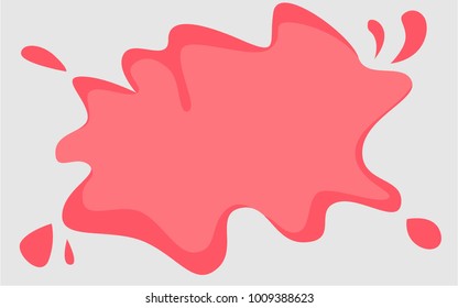 Funny Slime Pink Color Vector Stock Vector (Royalty Free) 1009388623 ...