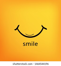 Funny Smile Icon Design Template Vector Stock Vector (Royalty Free ...
