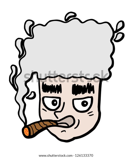 Funny Smoke Stock Vector (Royalty Free) 126133370 | Shutterstock
