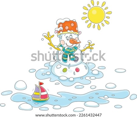 Melting Snowman Clipart | Free download on ClipArtMag