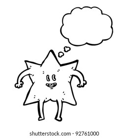 Funny Star Cartoon Character Stock Vector (Royalty Free) 92761000 ...