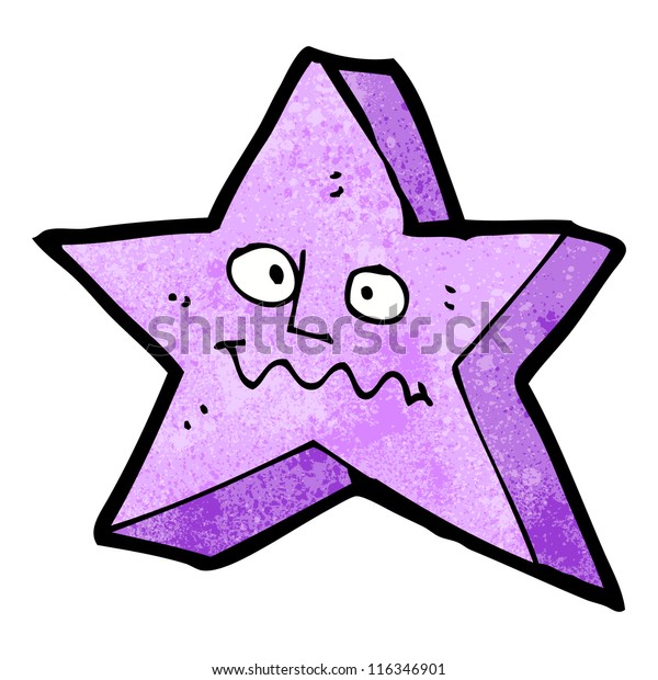 Funny Star Cartoon Character Stock Vector (Royalty Free) 116346901 ...