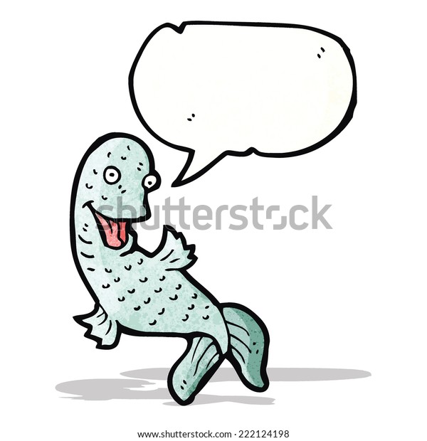 Funny Talking Fish Cartoon Stock Vector (Royalty Free) 222124198 | Shutterstock