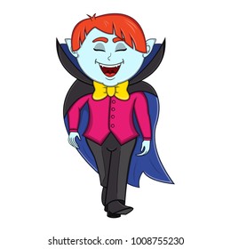 Funny Vampire Cartoon Vector Stock Vector (Royalty Free) 1008755230 ...