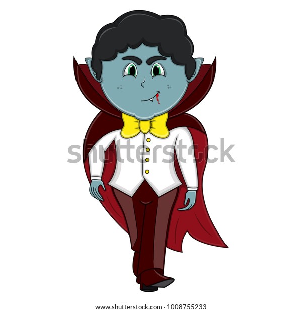 Funny Vampire Cartoon Vector Stock Vector (Royalty Free) 1008755233 ...