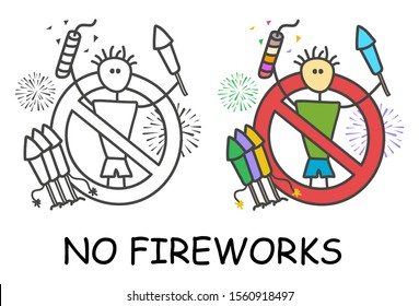 422 Fireworks prohibited sign Images, Stock Photos & Vectors | Shutterstock