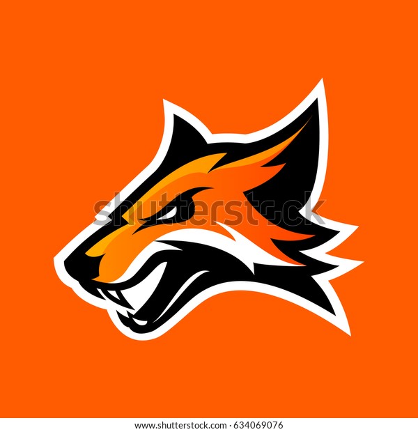 Furious Fox Sport Club Vector Logo Stock Vector (Royalty Free ...