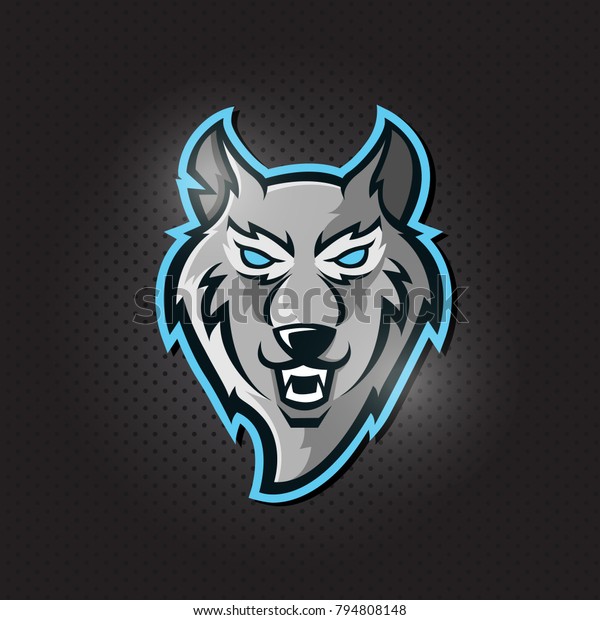 Furious Wolf Sport Logo Concept Isolated: vetor stock (livre de ...
